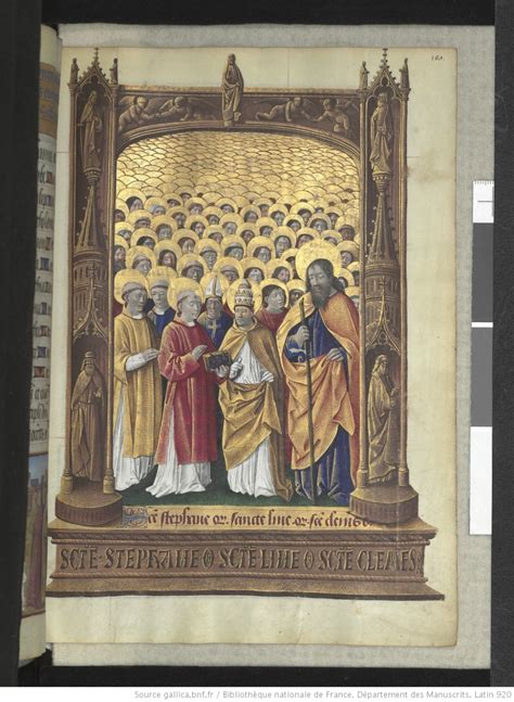 Illuminator Jean Colombe Horae Ad Usum Romanum Gallica Male Saints