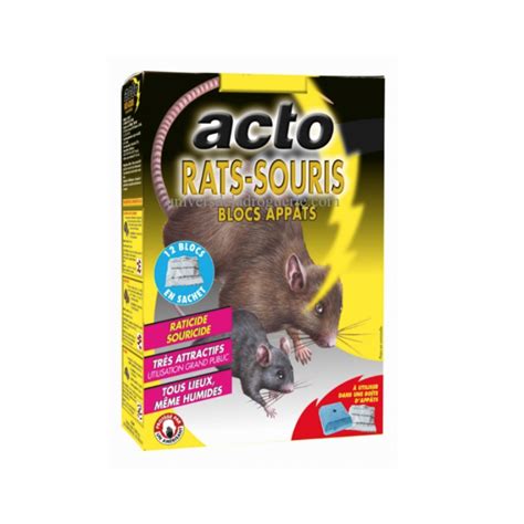 Blocs Rats Souris Acto