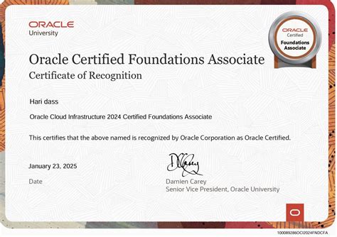 Excited To Earn My Oracle Cloud Certification Looking Forward To Haridass A 10 Comments Excited To Earn My Oracle Cloud Certification Looking Forward To Haridass A 10 Comments
