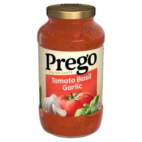 Prego Italian Sauce Tomato Basil Garlic