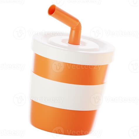 3d Rendering Drink Icon Fast Food Icon Concept 41503470 Png