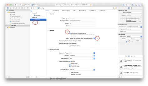 Xcode How To Build App On Iphone Physical Device Without Developer Account Stack Overflow