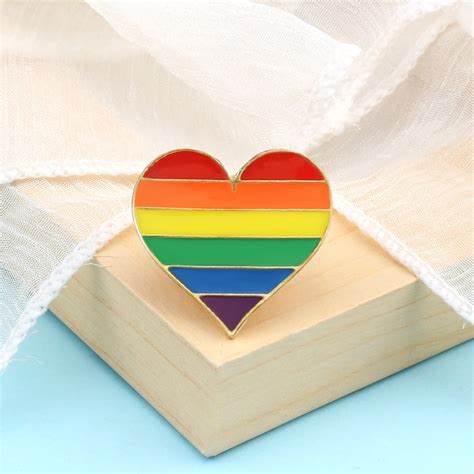 50 Styles Creative Lgbtq Enamel Pins Rainbow Flag Brooch Badges