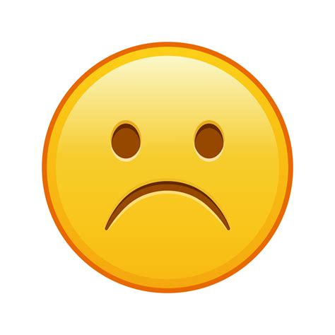 Unhappy Face Emoticon