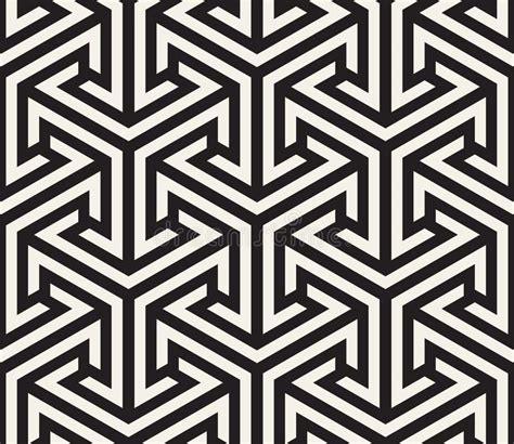 Vector Seamless Pattern Modern Stylish Texture Stock Illustration