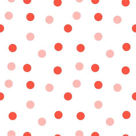 Red Dot Seamless Pattern On White Background 33329273 Vector Art At Vecteezy