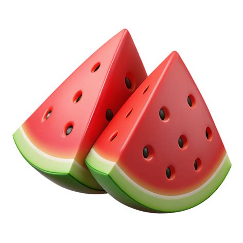 Watermelon Slices 3d Graphic 46647189 Png