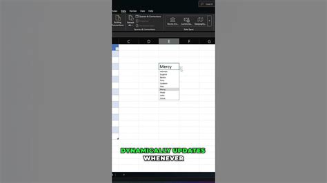 How To Create A Dynamic Dropdown List In Excel Microsoftexcel Youtube
