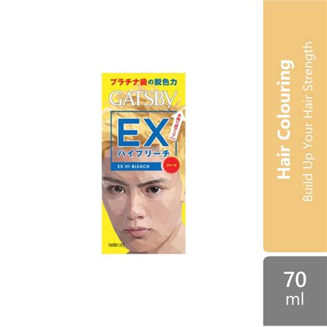 Gatsby Natural Bleach Ex Hi Original Color Aqua Silver Color Clear