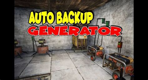 Rust Electricity Tutorial Auto Backup Generator Battery Keep