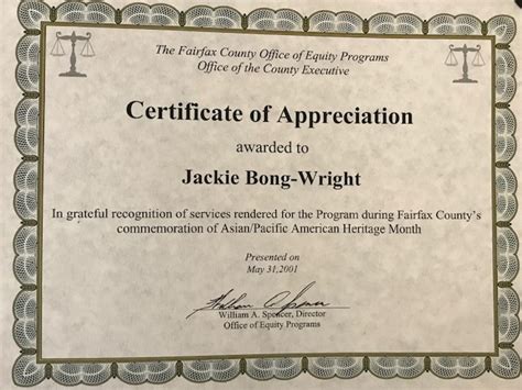 Awards Jackie Bong Wright