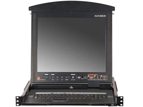 Port In Touch Screen Dual Rail Lcd Kvm Switch At Cables N More