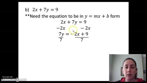 precalculus section 1 3 linear equations in two variables youtube