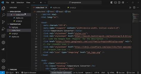Ankit Kumar On Linkedin Bharatinternship Html Css Javascript Temperatureconverter…