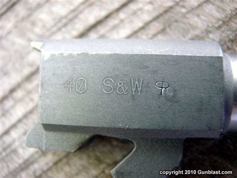 Rugers Striker Fired 40 Caliber SR40 Semi Auto Pistol