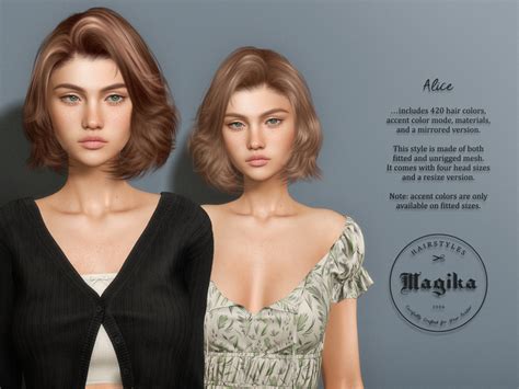 Second Life Marketplace Magika Demo Alice Hair