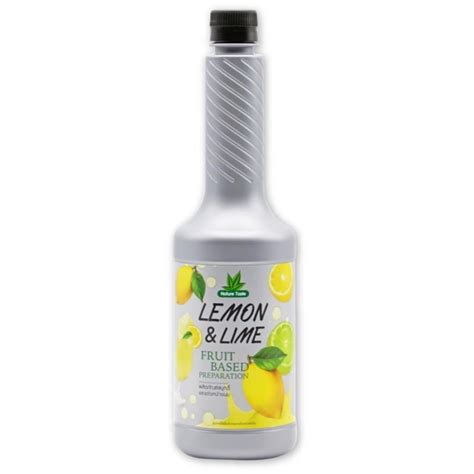 น้ำผลไม้เข้มข้นฟรุตเบส พรีเพอเรชั่น รสเลมอนผสมมะนาว ตราเนเจอร์เทส Freshket สั่งวัตถุดิบออนไลน์