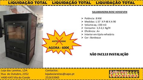 LIQUIDAÇÃO TOTAL Equipamentos a lenha Vila do Conde OLX Portugal