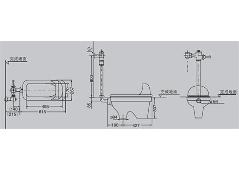蹲便器安装图解尺寸 坐便器安装尺寸 蹲便器安装尺寸详图 第2页 大山谷图库