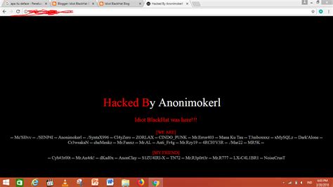 Cara Membuat Script Deface Idiot BlackHat