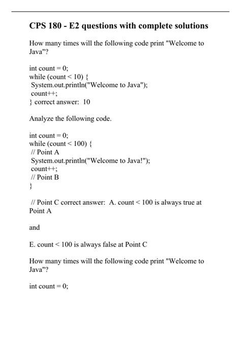 CPS E Questions With Complete Solutions CPS Stuvia US