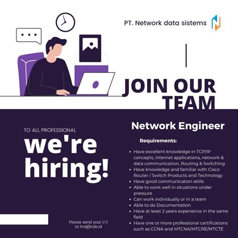 Pt Network Data Sistem On Linkedin Join Us Send Your Cv To Hrdndsid