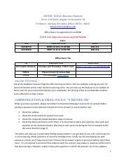 ECN 221 Syllabus Fall 2022 Dornelles V 1 3 Pdf COURSE ECN221