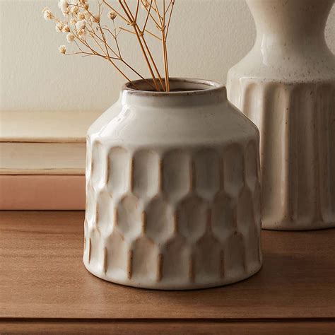 Concave Ceramic Vase Dunelm