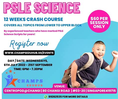 Psle Science Crash Course Champs Eduhub