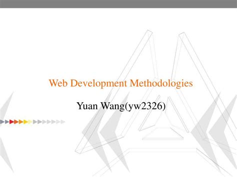 Ppt Web Development Methodologies Powerpoint Presentation Free