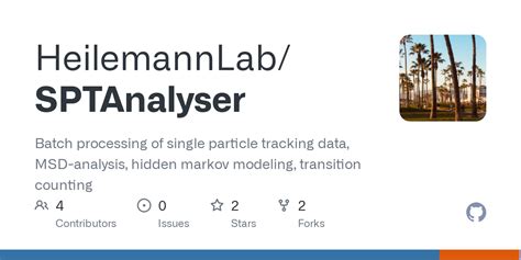 Github Heilemannlabsptanalyser Batch Processing Of Single Particle