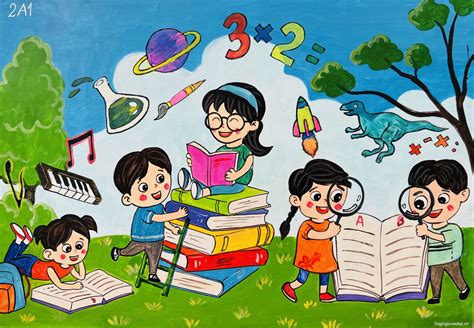 Cách Vẽ Tranh Học Tập Bí Quyết Tạo Nghệ Thuật Trong Học Đường