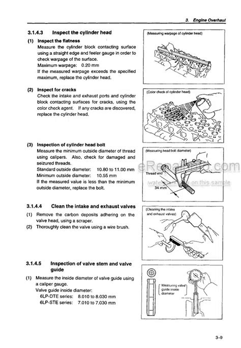 Yanmar 6cxm Gte 6cxm Gte2 Service Manual Marine Diesel Engine