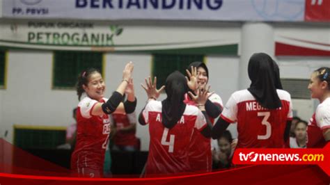 Timnas Voli Putri Lolos Ke Final AVC Challenge Cup Selangkah Lagi