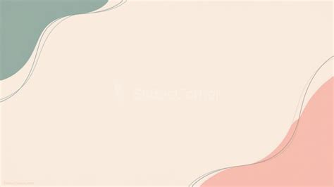Aesthetic Slides Background With Pastel Shapes And Lines Slidescorner