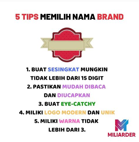 Cara Memilih Nama Brand Brogantaronichols