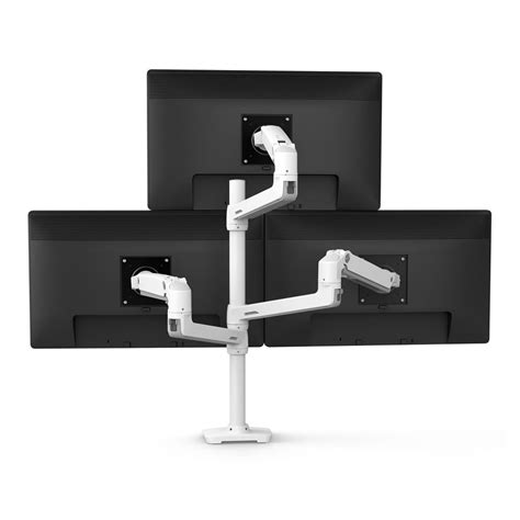 Ergotron Lx Dual Stackable Monitor Arm Tall Pole Wa Ergo Supplies