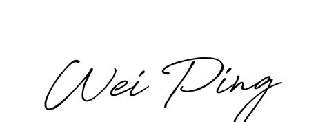 88 Wei Ping Name Signature Style Ideas Outstanding E Sign