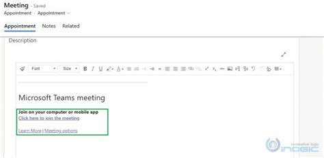 Create And Join Teams Meetings From Appointment In Dynamics 365 CRM