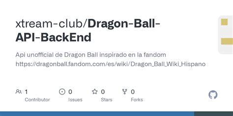 Github Xtream Clubdragon Ball Api Backend Api Unofficial De Dragon