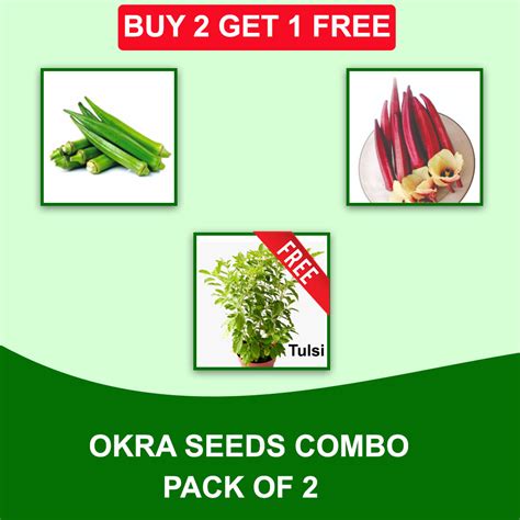 Okra Seeds Combo Ugrow Seeds