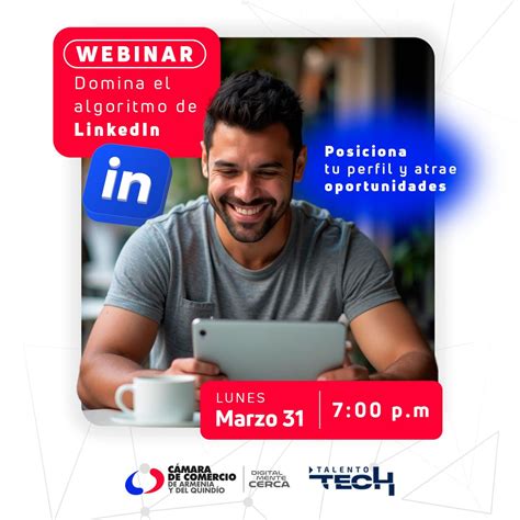 webinar domina el algoritmo de linkedin cámara de comercio de
