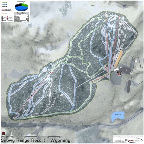 Snowy Range Resort Ski Map Trail Maps Snowy Ski Area