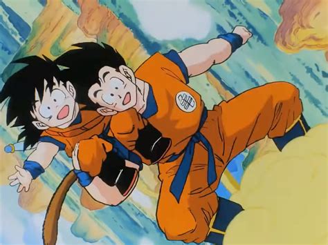 Goku And Gohan With Flying Nimbus By L Dawg211 On Deviantart