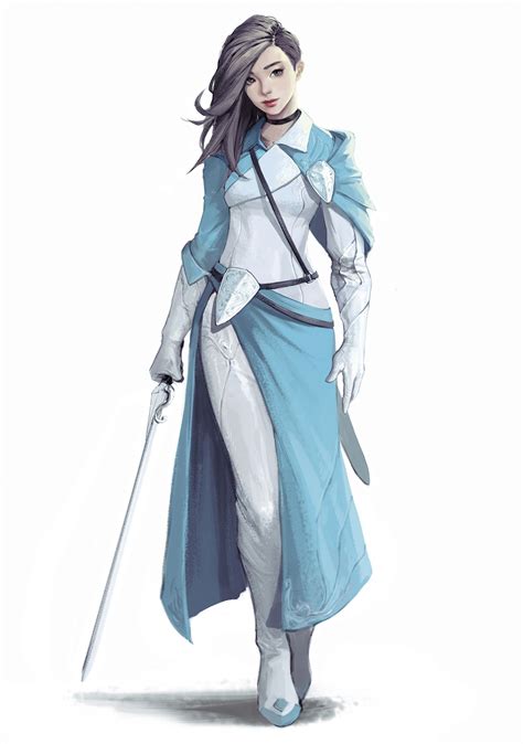 Art By Kyung Han Kim Anime Post Female Character Design Warrior