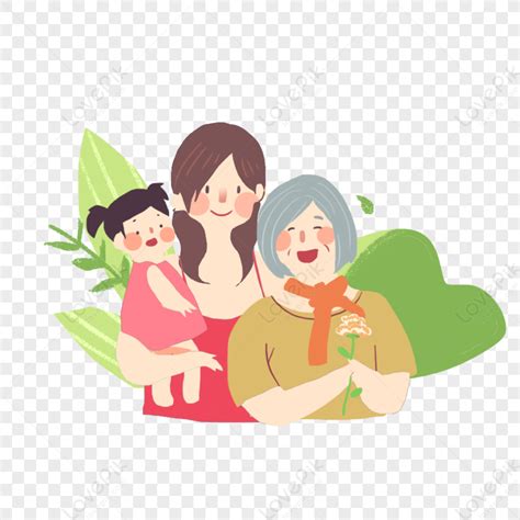 어머니의 날 손 그리기 Png 일러스트 무료 다운로드 Lovepik