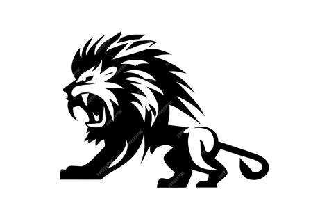 Premium Vector Lion Head Lion Roaring Vector