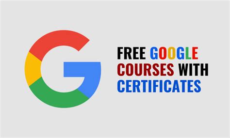 Top Free Courses Certificates From Google Sagarintech