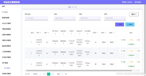基于springboot vue的毕业论文管理系统 csdn博客
