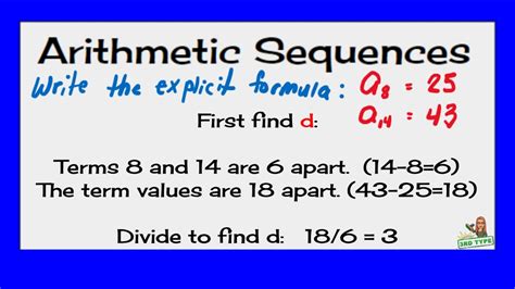 PPT Sept 15 Arithmetic Sequences Using 2 Points PowerPoint Presentation ID 11626180